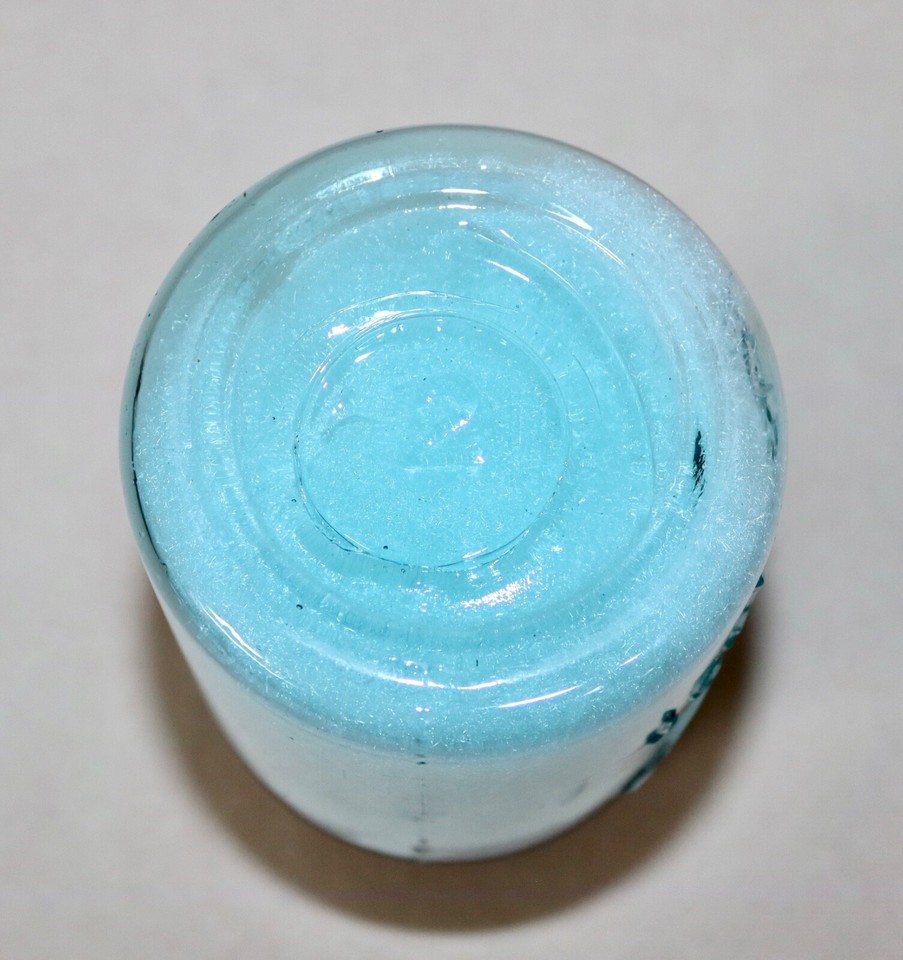 Ball 2L Quart Perfect Mason Jar Aqua Zinc Lid 1913 - 1923 Antique ...