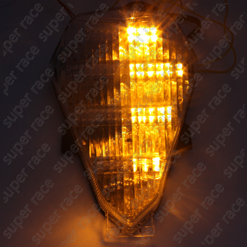 Smoke LED Integrated Brake Turn Signal Rear Tail Light For Yamaha YZF ...