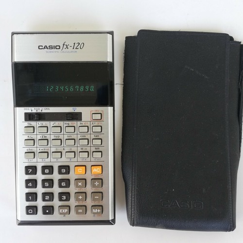Casio FX-120 Scientific Calculator VFD display | eBay