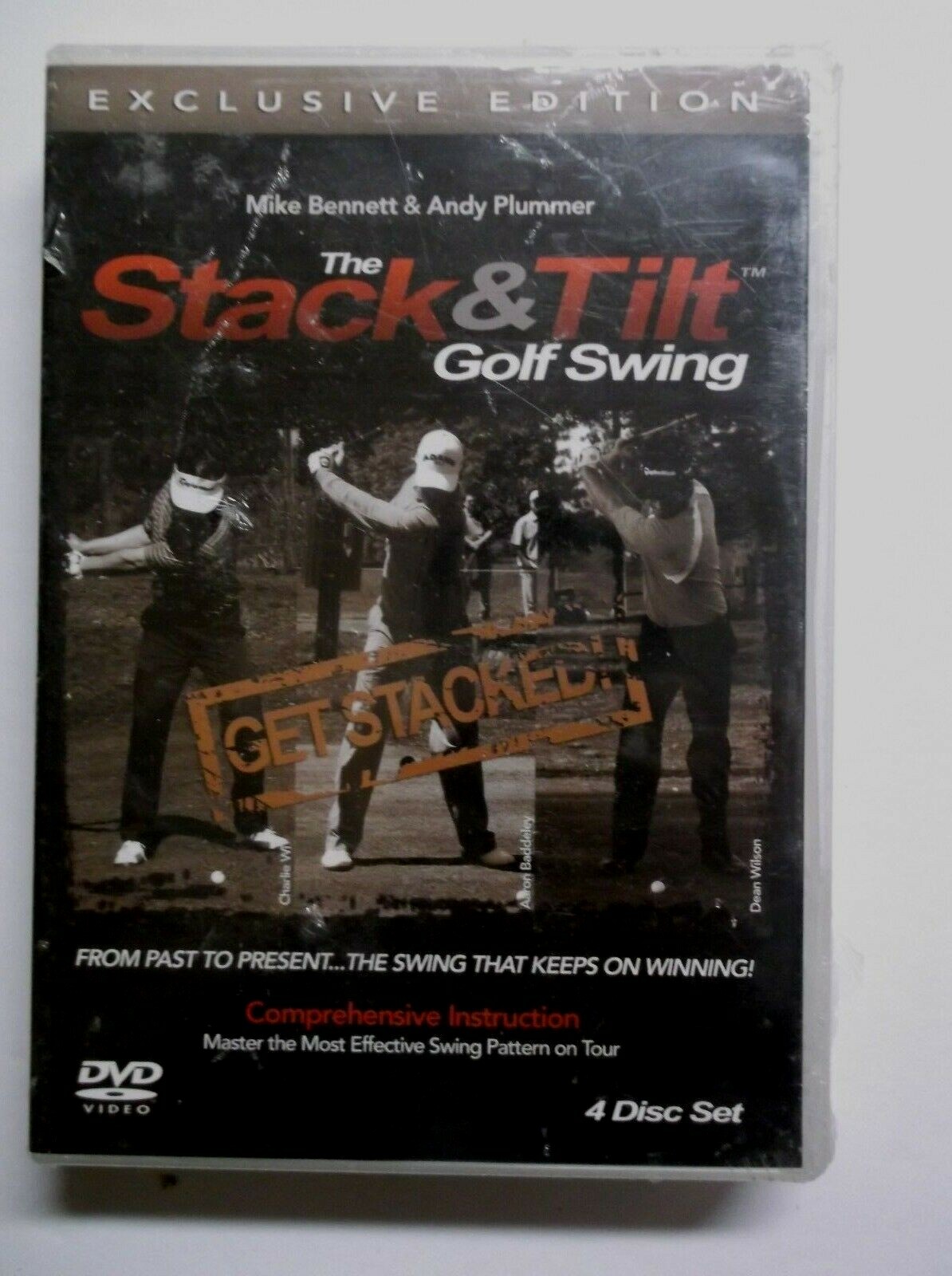 The Stack & Tilt Golf Swing (DVD, 2008, 4-Disc Set) BRAND NEW, Mike ...