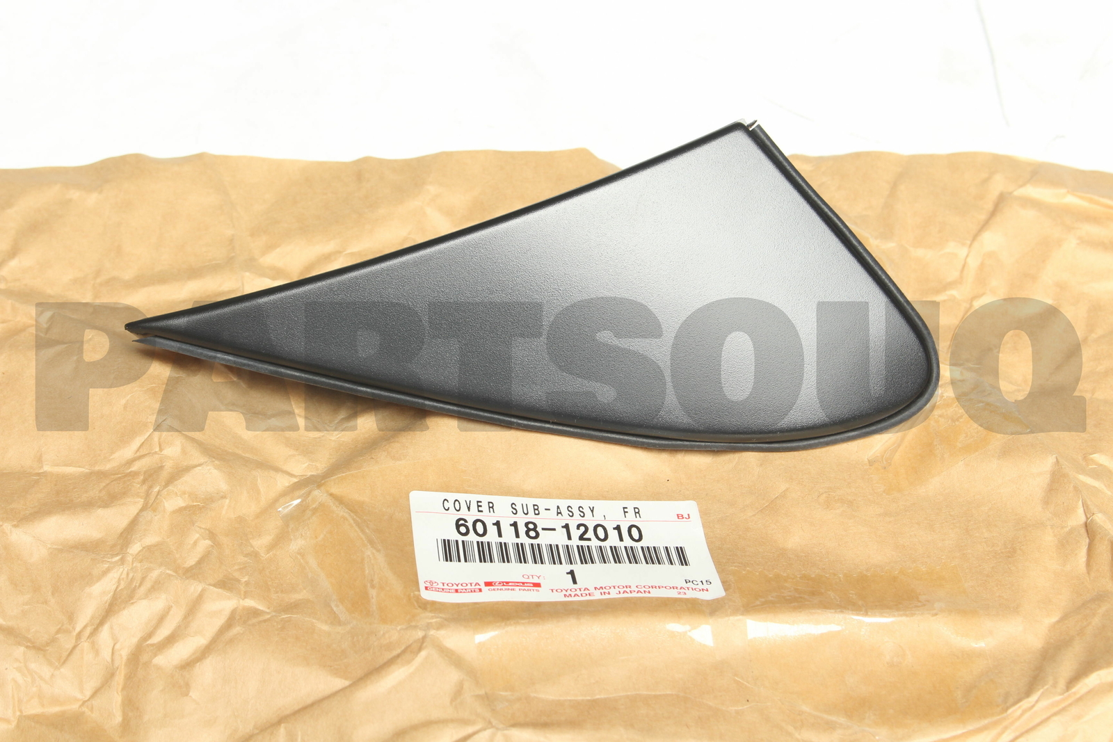 6011812010 Genuine Toyota COVER SUB-ASSY, FRONT PILLAR, UPR LH 60118 ...