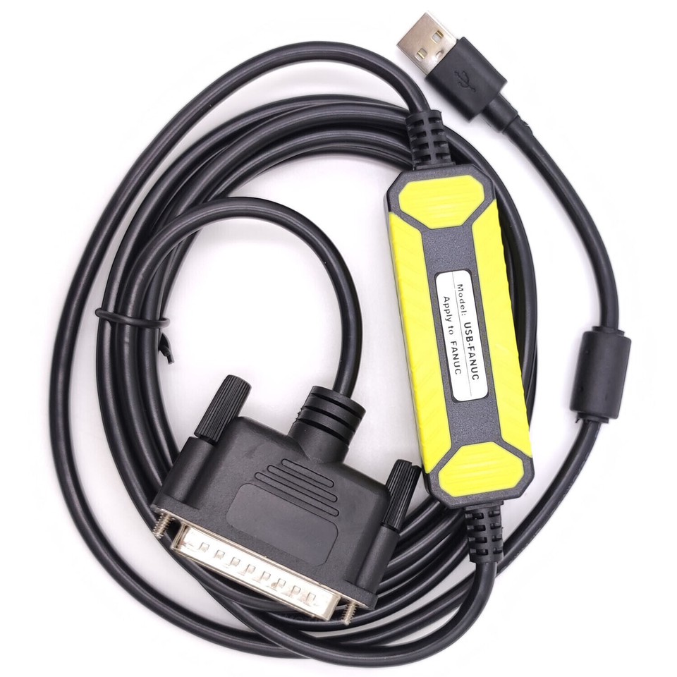 1Pc New Compatible with For Fanuc RS232 Data Transmission CNC Cable USB ...