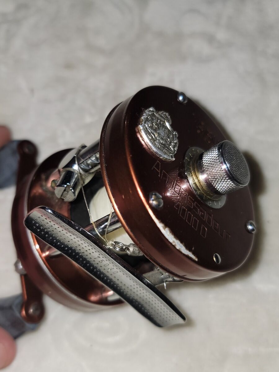 NICE RARE Abu Ambassadeur 4000D 4000 D Tough Color Vintage NICE RARE Abu Ambassadeur 4000D 4000 D Tough Color Vintage