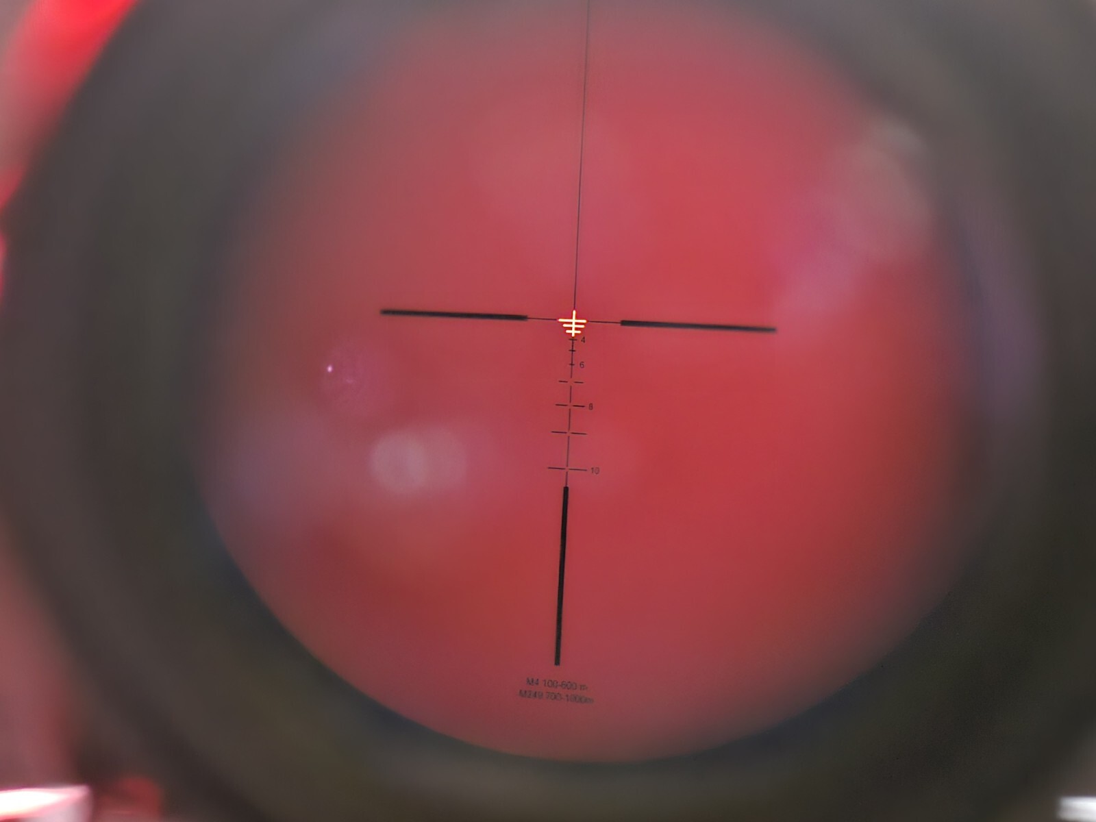 Trijicon Acog Clone 4×32 Scope Reticle Sight Cross Red Fiber Optic ...