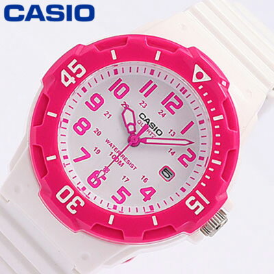 CASIO STANDARD LRW-200H-4B Ladies Wrist Watch Analog Pink White New ...