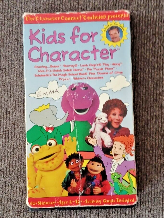 Kids for Character (VHS) Barney Magic School bus Gulah Gulah Island and ...