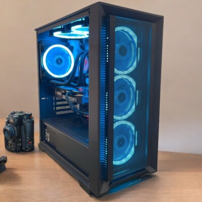 Gaming PC i9-11900 64GB RAM 2TB SSD 4TB HDD RTX4060 liquid cooler WIN11 ...