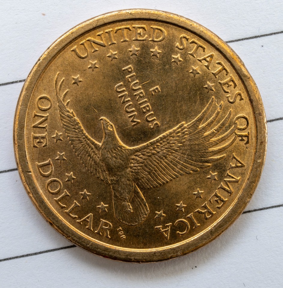 2000 D SACAGAWEA ONE DOLLAR US LIBERTY COIN GOLD COLOR | eBay