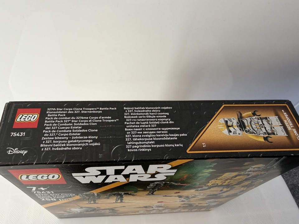 NEW Lego 75431 Star Wars 327th Star Corps Clone Trooper Revenge Sith ...