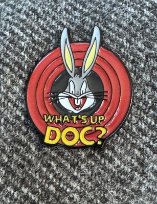 WHAT'S UP DOC PIN Looney Tunes Bugs Bunny Lapel Pin For Hats Backpacks ...