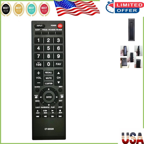 Toshiba Universal Remote Control - Fits All Models - Simple Setup ...
