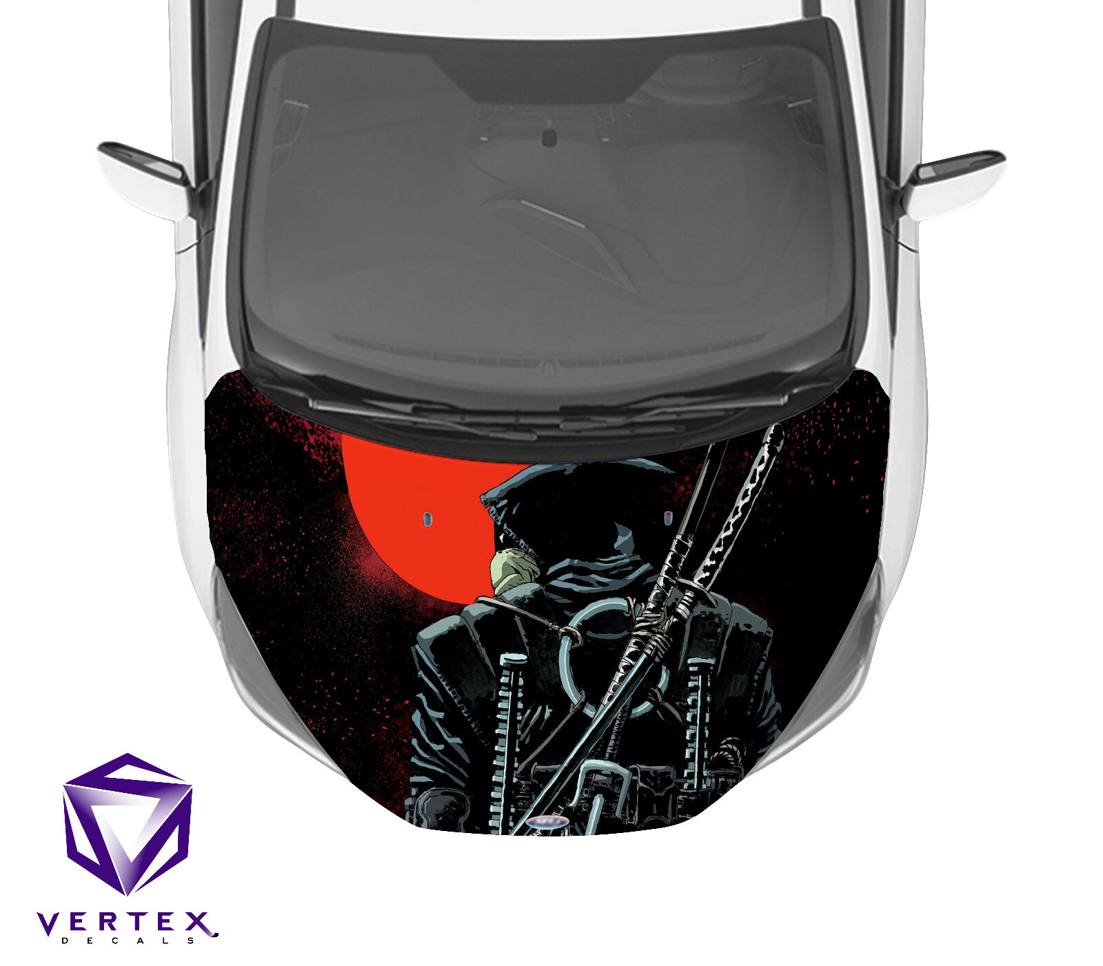 TMNT Last Ronin Hood Wrap Weatherproof Vinyl Decal 50X60 1-YR Warranty ...