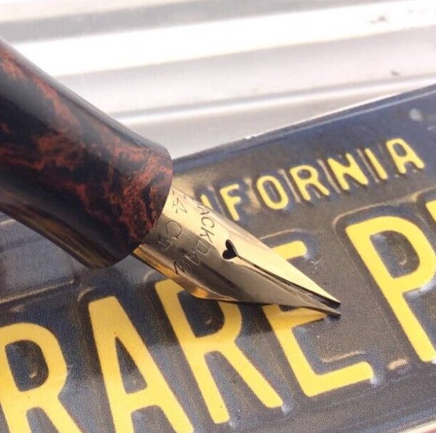 1920s Mabie Todd JACKDAW TOLEDO PHOENIX 24K Overlay Fountain Pen ...