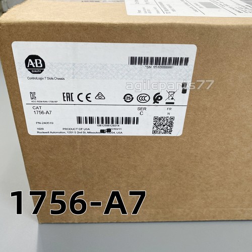 1756-A7 Allen-Bradley SER C ControlLogix 7 Slots Chassis New Factory ...