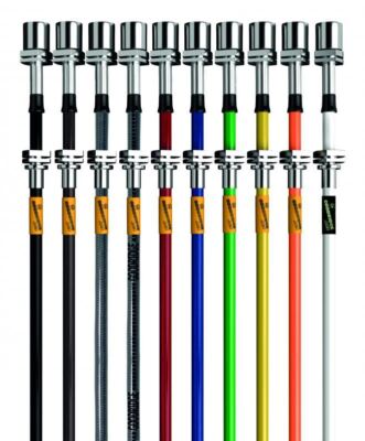 Goodridge Blue SS Brake Hoses FOR BMW Mini (Cooper S) Gen 2 / R56 2006 ...