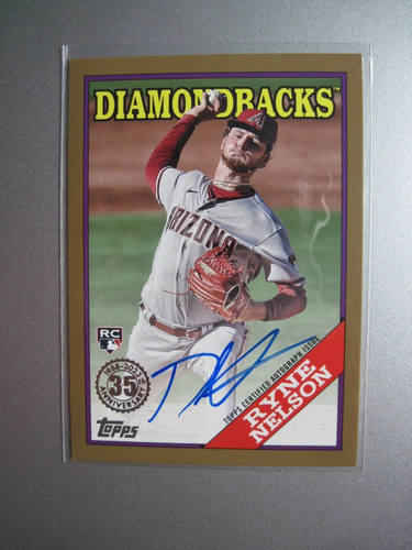 2023 Topps Update Series - 1988 Topps Baseball Autographs Ryne Nelson ...