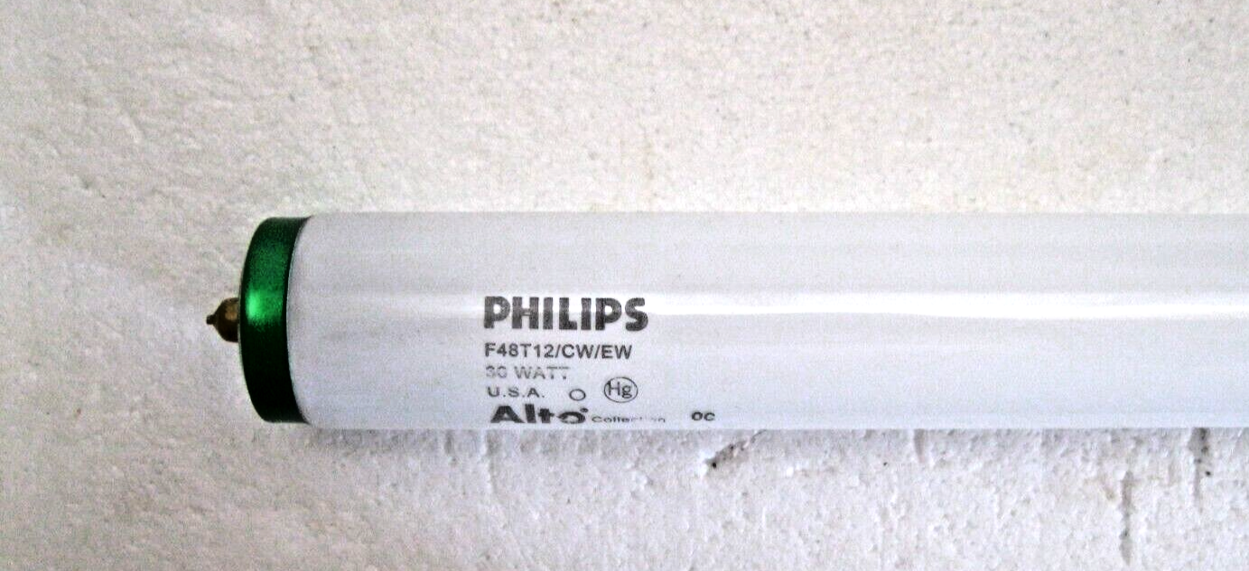 Philips Alto 376509 F48T12/CW/EW 4' T12 Fluorescent Lamp 30W Single Pin ...