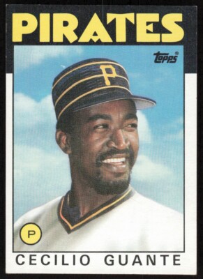 1986 Topps #668 Cecilio Guante Pittsburgh Pirates | eBay