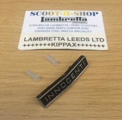 LAMBRETTA GP - DL REAR INNOCENTI FRAME BADGE & GROMMETS - CASA ...