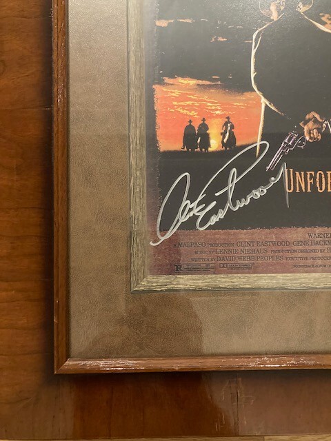 Clint Eastwood / Morgan Freeman autographed Unforgiven movie poster. | eBay