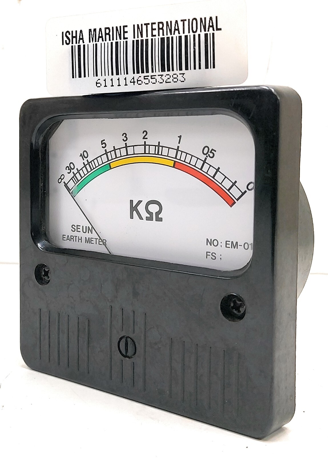 EM-01 SEUN EARTH METER ACE-100 BLACK ANALOG METER | eBay