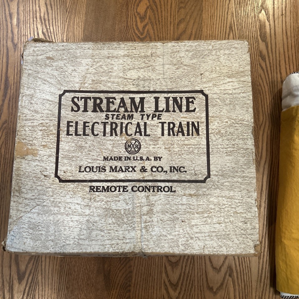 Louis Marx & Co Stream Line Steam Type Electrical Train no ac adapter ...
