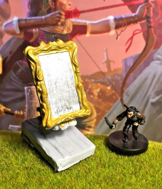 Magic Mirror 1 Painted Resin Dungeon & Dragons D&D pathfinder dressing ...