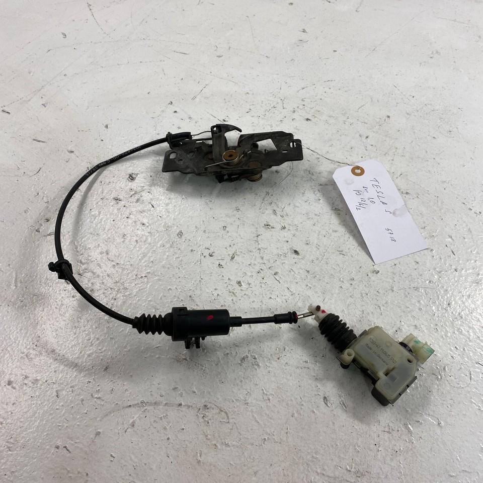 Left Driver Hood Lock Latch Release Cable Assembly OEM Tesla Model S ...