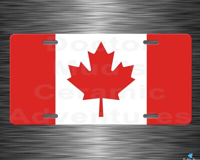Canadian Flag style Metal License Plate | eBay