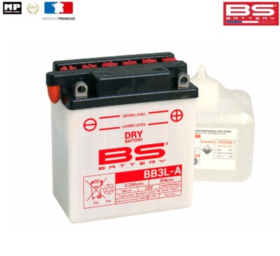 Batterie Moto Avec PACK BB3L-A BS-BATTERY HONDA XL 600 R PD03 1983-1987 ...