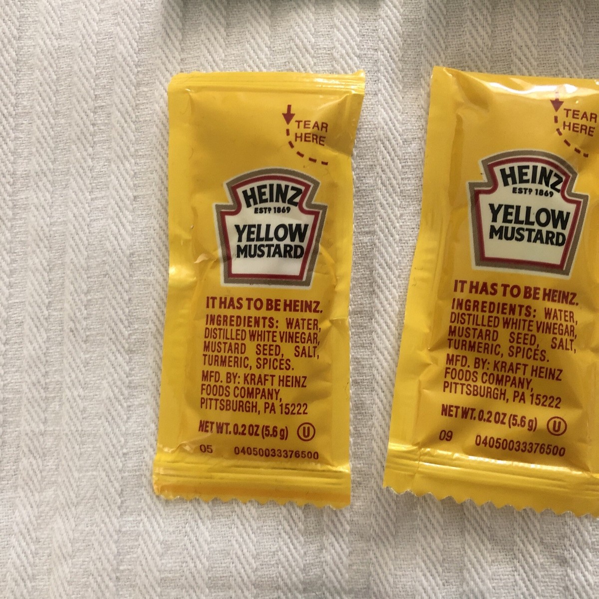Heinz Mustard Packet