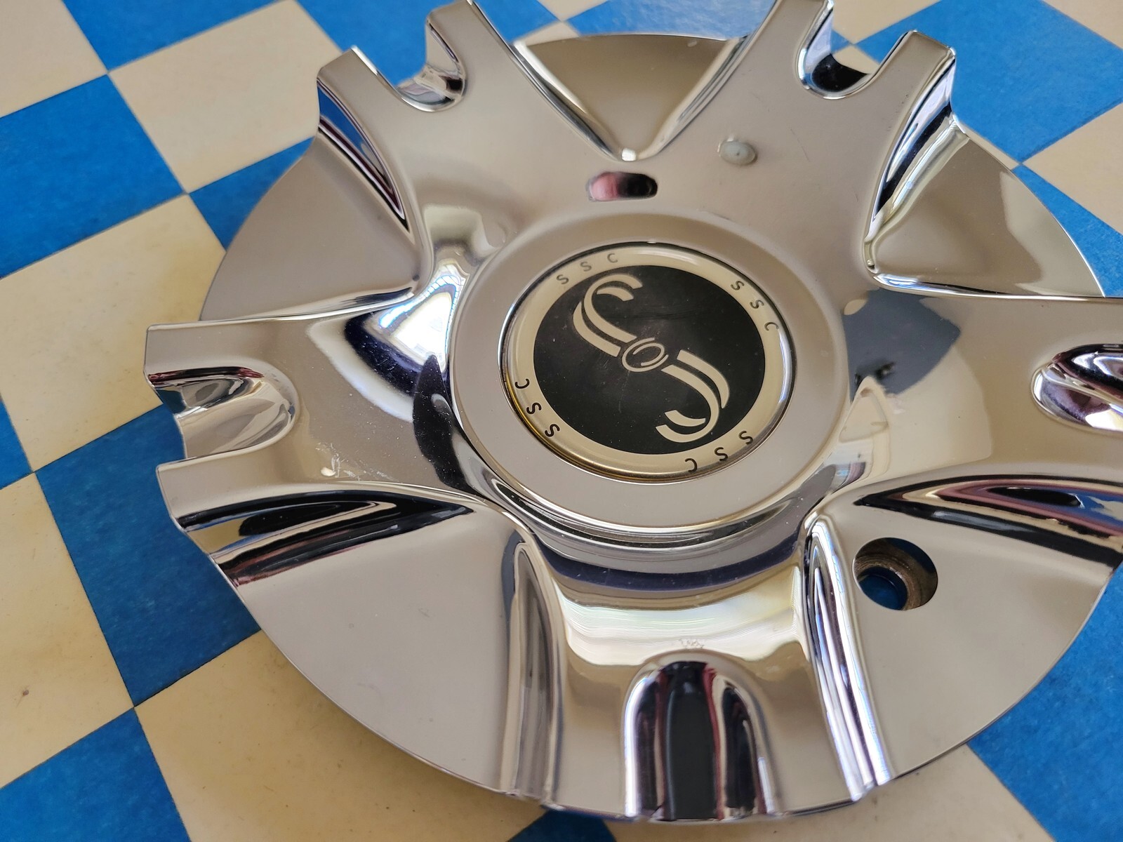SSC Wheels # MCD1398YA01 . Custom Wheel CHROME Center Cap [45] (QTY. 1 ...