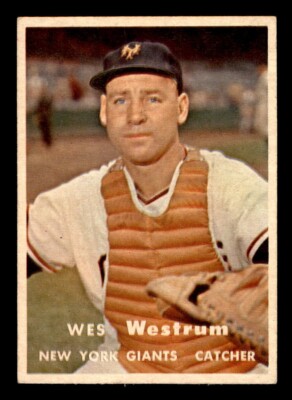 1957 Topps Baseball #323 Wes Westrum EX *h1 | eBay