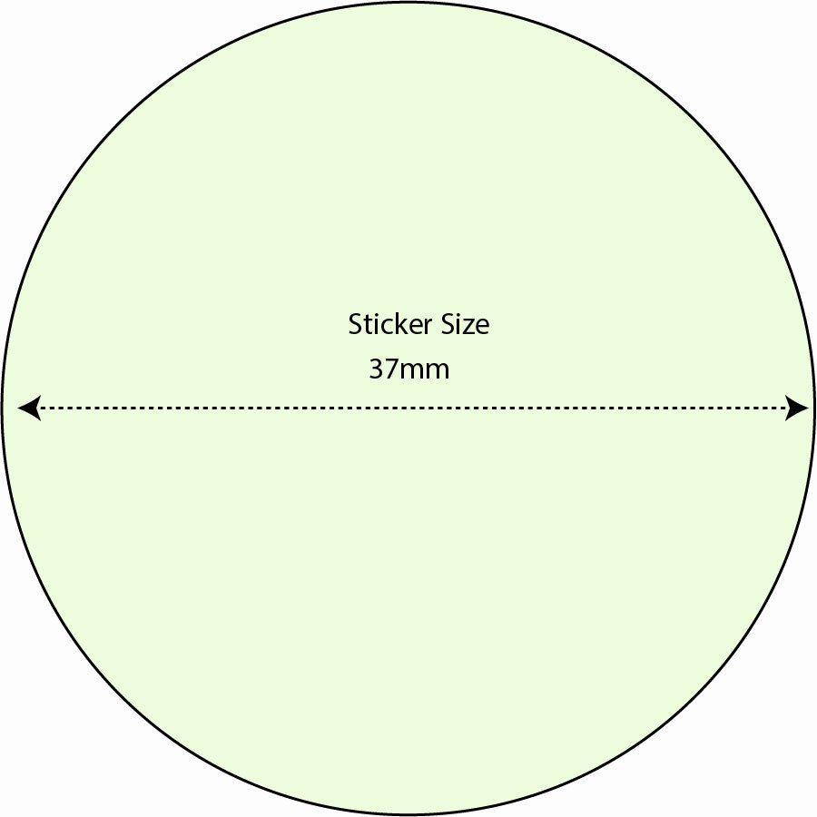 Personalised Birthday Party Bag Stickers Sweet cone Labels MATT 24 & 35 ...