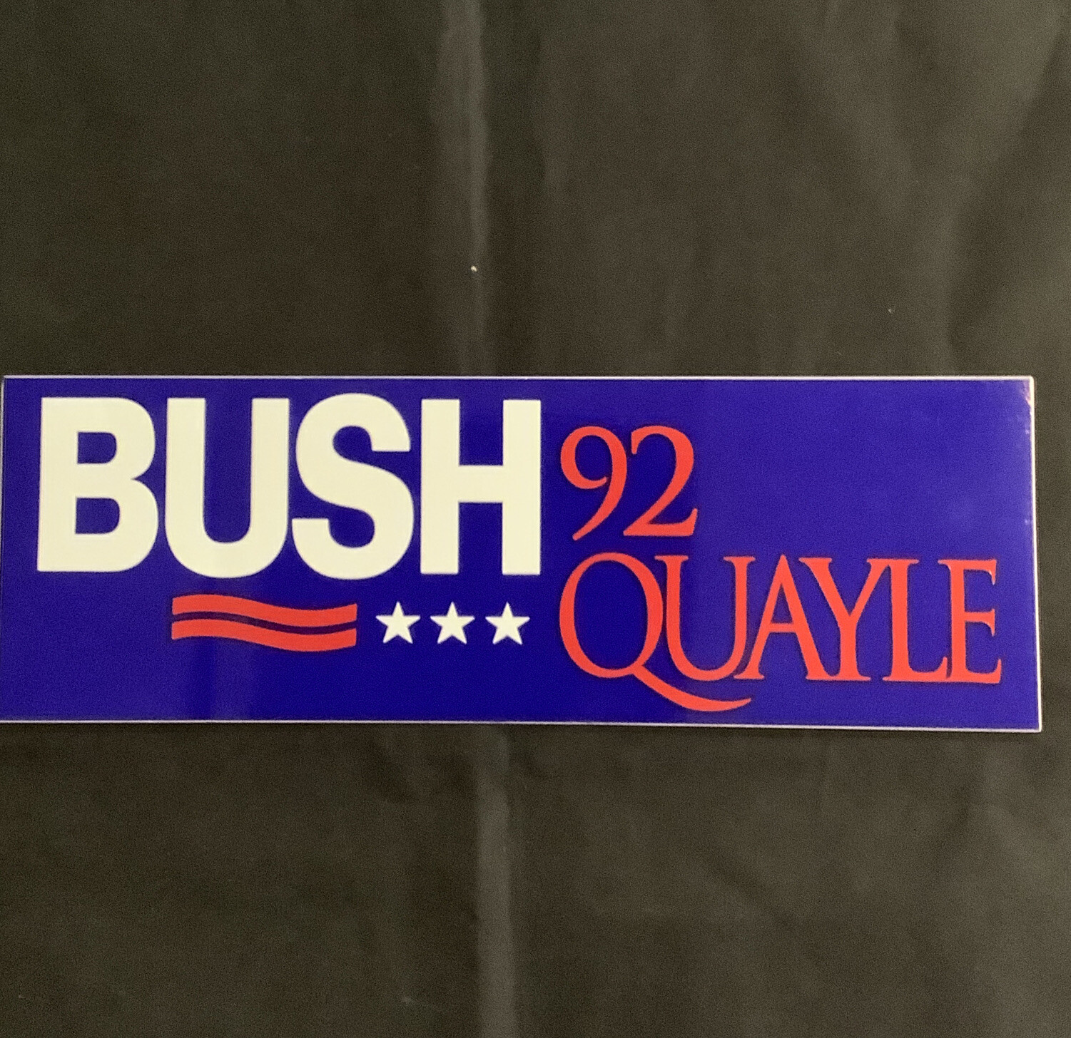1992 Bush Quayle Presidential 9 X 3 Bumper Sticker | eBay