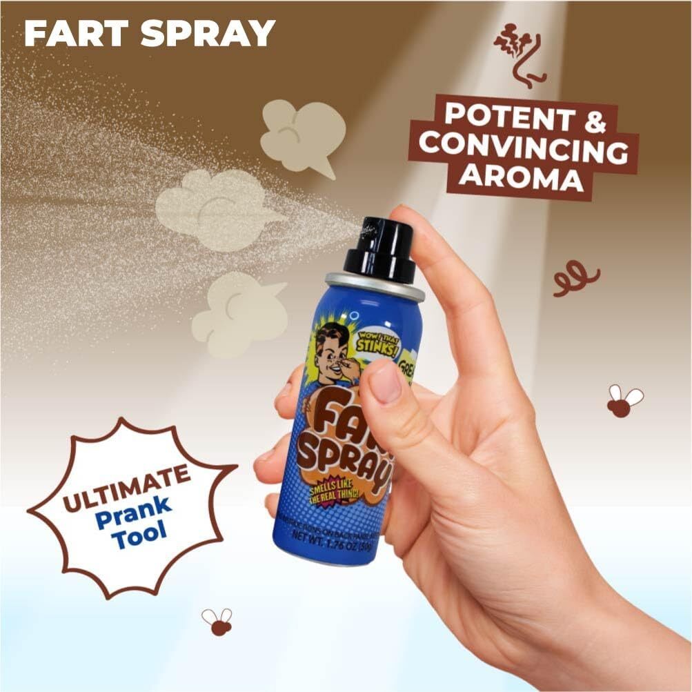 LARGE FART SPRAY CAN - GaG Liquid Stinky Poop Ass Turd Vomit Puke Stink ...