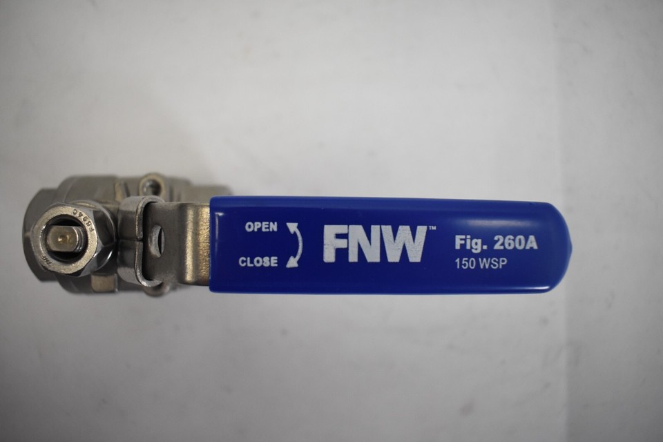 FNW 260A Stainless Steel Full Port 1000 WOG 3/4" Ball Valve 150 WSP ...