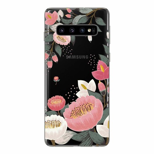 Samsung Galaxy S10e Fancy Case Cover Soft Gel And Solid (Flowers) | eBay