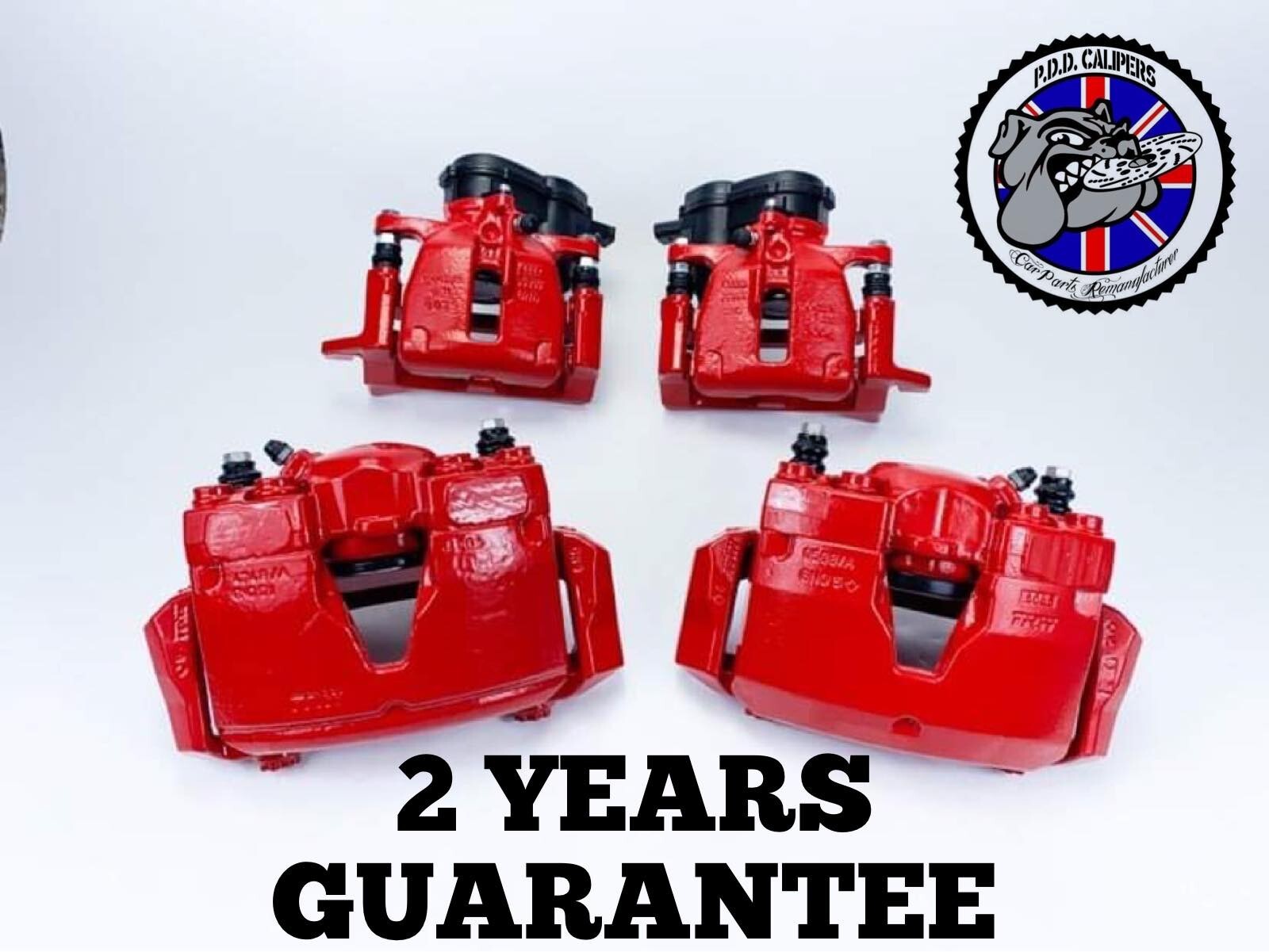 GENUINE AUDI A4 B8 A5 FULL SET OF brake calipers 320/300mm 08-15 RED | eBay