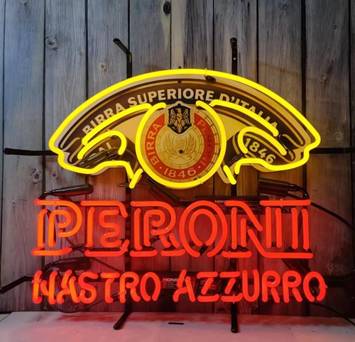 Peroni Nastro Azzurro Beer Neon Sign Lamp Light Visual Handmade Decor ...