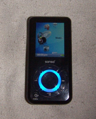 SanDisk Sansa e280 (8GB) Digital Media MP3 Player Black. Works great ...