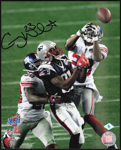 Corey Webster Autographed 8x10 Photo NY Giants Super Bowl XLII (52 ...
