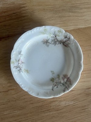 French Semi-Porcelain Floral Butter Pat | eBay