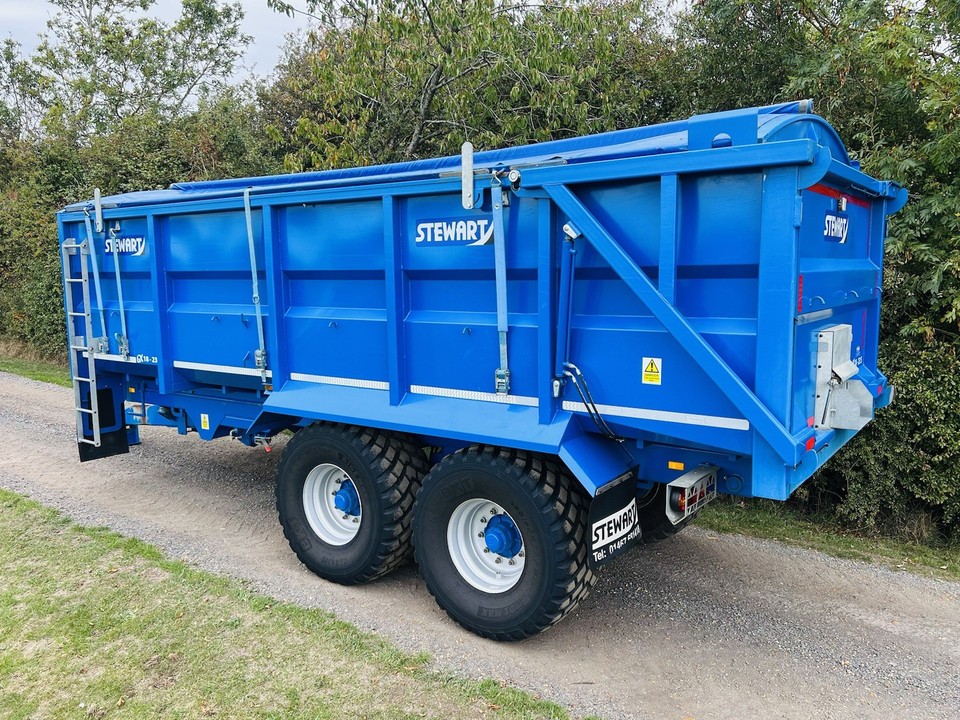 STEWART GX18-23S GRAIN TRAILER FOR TRACTOR PLUS VAT | eBay UK