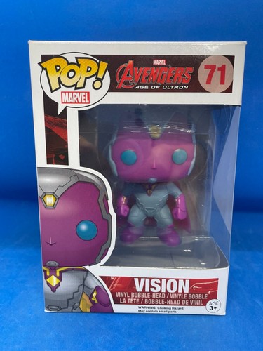 Funko Pop! Vinyl Marvel 71 Vision Avengers Age of Ultron MCU | eBay