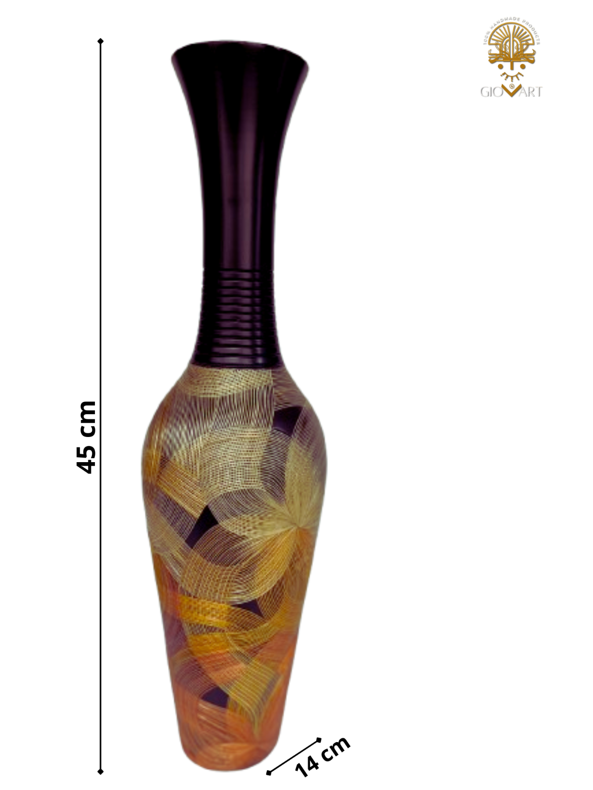 Our Shipa Jar made in wood decorated in chaff. | eBay