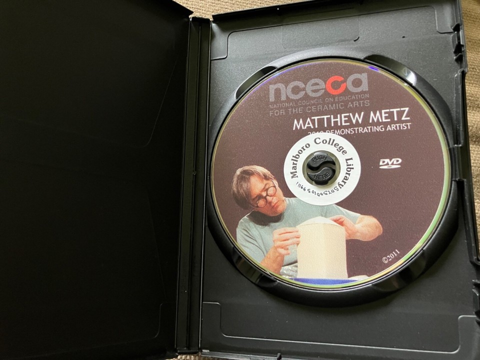 Matthew Metz 2010 Demonstrating Artist - DVD NCECA Ceramic Arts - Ex ...