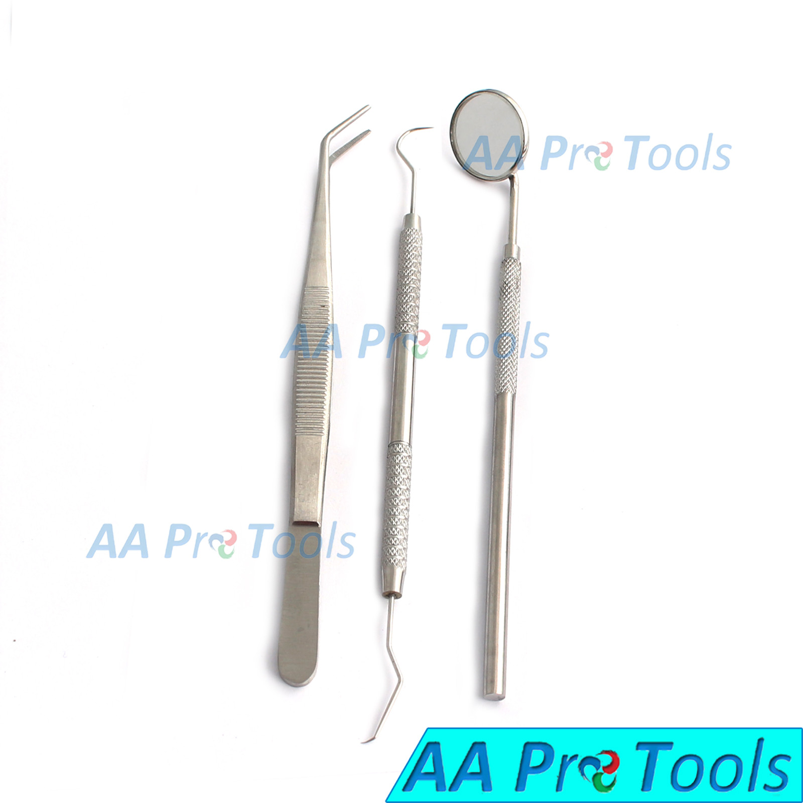 Basic Dental Instrument SET Examination Mouth Mirror Cotton Plier ...
