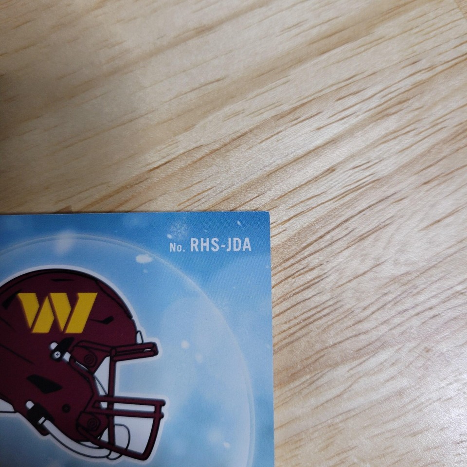 2024 PANINI DONRUSS JAYDEN DANIELS ROOKIE SWEATERS 2 COLOR PATCH # RHS ...