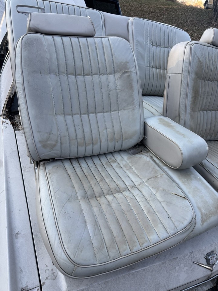 1980-1985 Cadillac Coupe Deville Seats Front And Back ( Light Gray ...